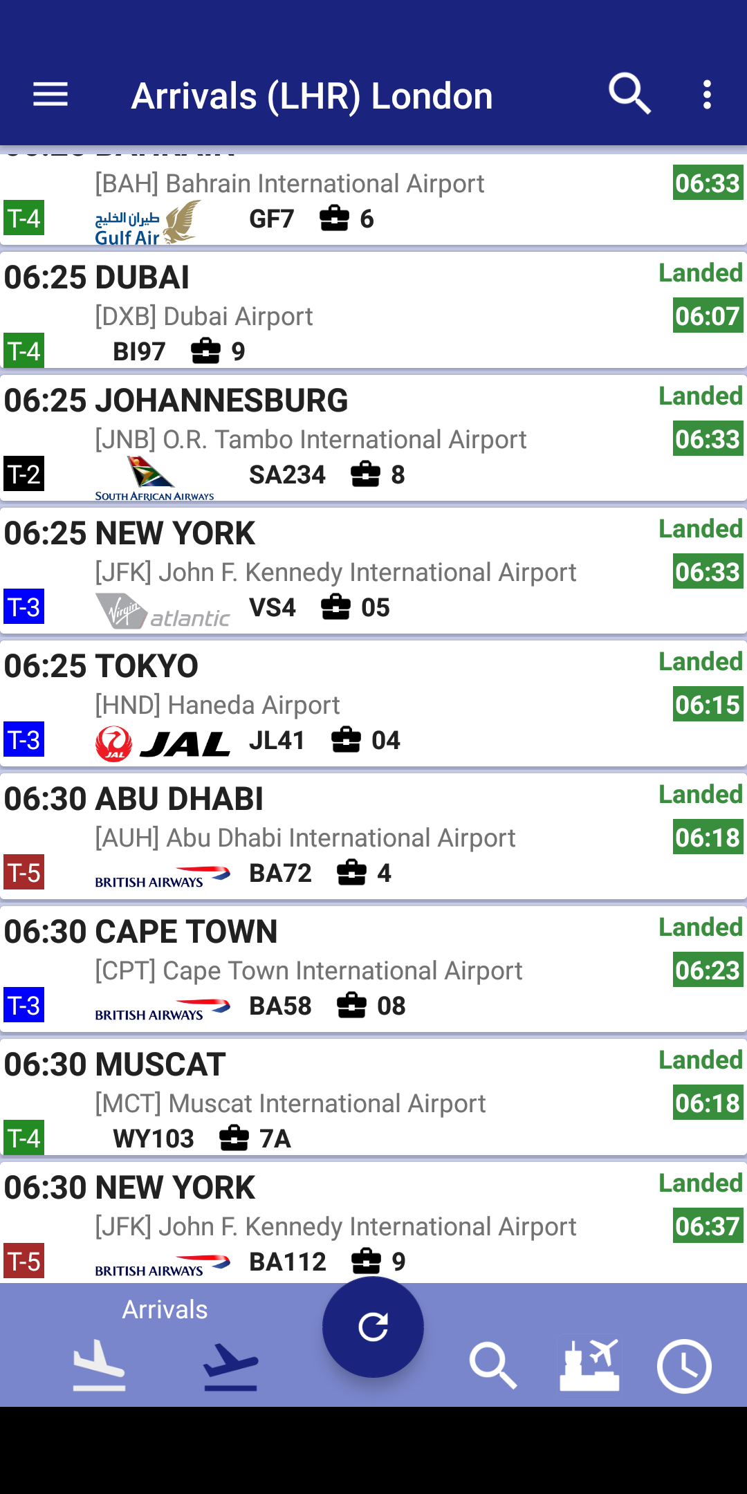 FlightInfoApps – Android and iPhone airport apps